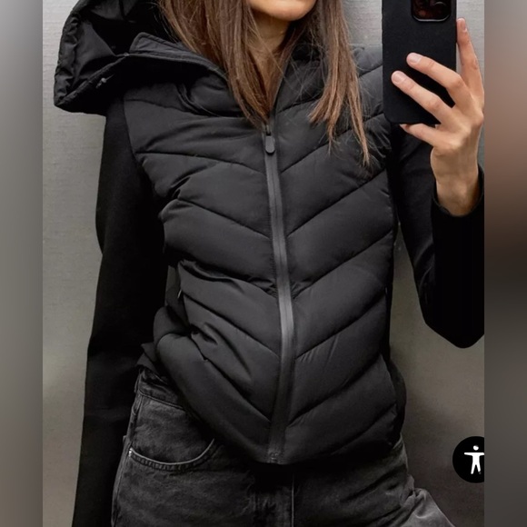 Zara | Jackets & Coats | Zara Combination Puffer Jacket | Poshmark